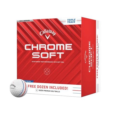 Callaway Chrome Soft Triple Track Golfbälle 48stk Golf Brothersde