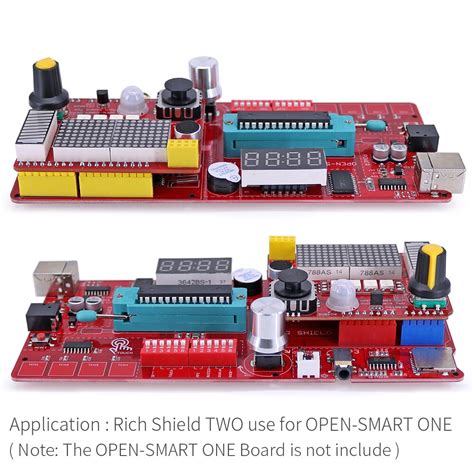 Rich Shield Two With I2c Led Matrix Rgb Led Joystick Encoder D