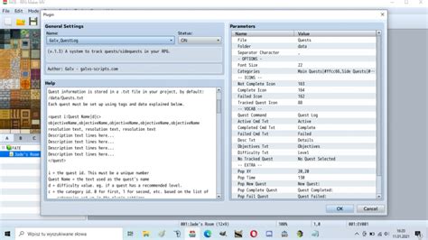 RMMV Galv S Quest Log Plugin Isn T Working RPG Maker Forums