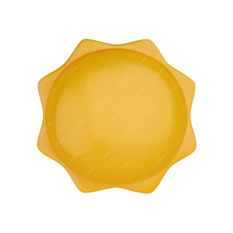 3d 태양 현실적인 그림 흰색 배경 벡터 일러스트 레이 션에 고립 된 태양 날씨 프리미엄 벡터