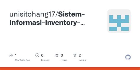 GitHub Unisitohang Sistem Informasi Inventory Barang