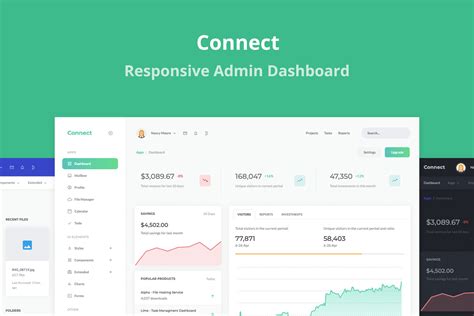 Connect Responsive Admin Dashboard Template