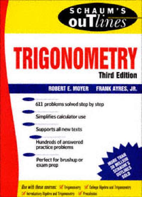 schaum s outline theory and problems of trigonometry theory and