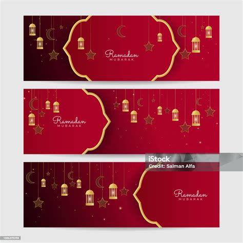라마단 카림 수평 배너 배경 라마단 카림 이슬람 인사말 카드 배경 벡터 일러스트레이션 0명에 대한 스톡 벡터 아트 및 기타 이미지 0명 공휴일 금식 Istock