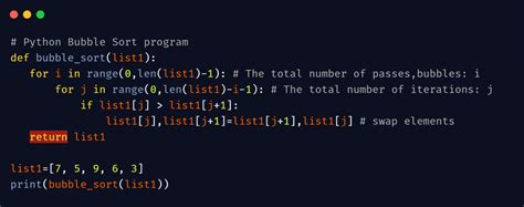 Understanding Python Bubble Sort With Examples Python Pool