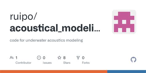 Github Ruipoacousticalmodeling Code For Underwater Acoustics Modeling