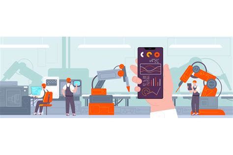 Smartphone Factory Control Smart Digital Iot Communications In Mobile By SmartStartStocker