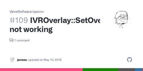 ivroverlay setoverlaytexture not working · issue 109 · valvesoftware openvr · github