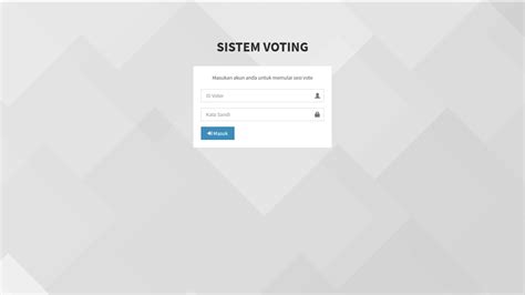 Source Code Php Mysqli Aplikasi Sistem Voting Berbasis Web
