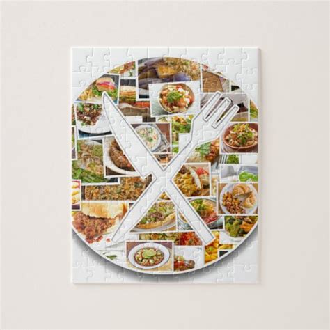 Fork Knife Foods Jigsaw Puzzle Zazzle
