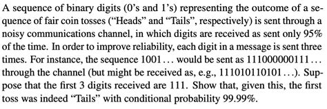 Solved A Sequence Of Binary Digits 0s And 1s