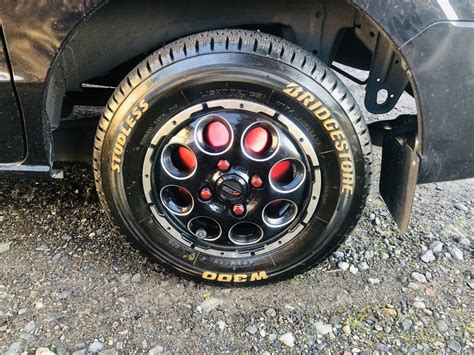 愛車da17vのタイヤのカスタムアイテム 氷リベ！