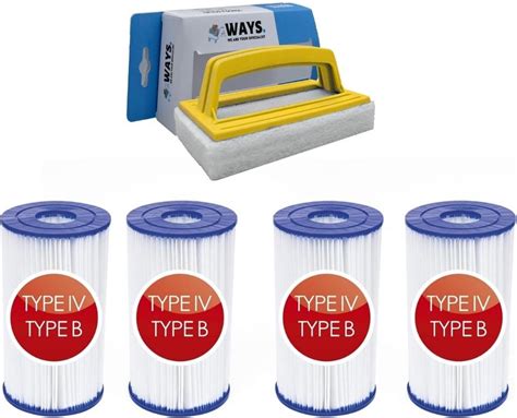 Bestway Type Iv Filters Geschikt Voor Filterpomp 58391 4 Stuks