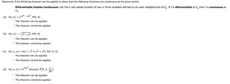 Solved How Do We Determine If A Function Is Differentiable Chegg Com