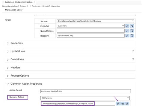 modify a customer record in an mdk app sap tutorials