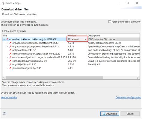 Clickhouse Download Driver Fail · Issue 11195 · Dbeaverdbeaver · Github