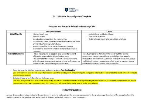 Cj 112 Module Four Assignment Template Cj 112 Module Four Assignment Template Functions And