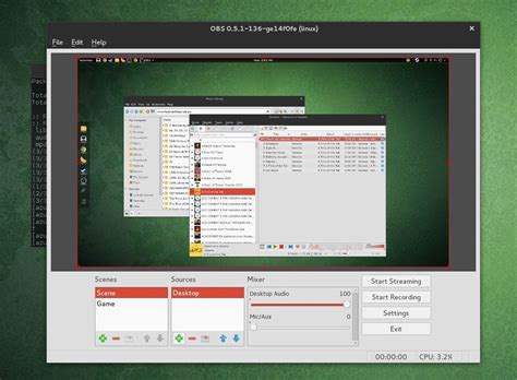 Open Broadcaster Software In Ubuntu E Derivate Linux Freedom