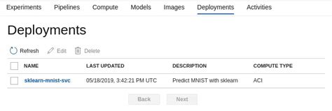 Azure Machine Learning Service