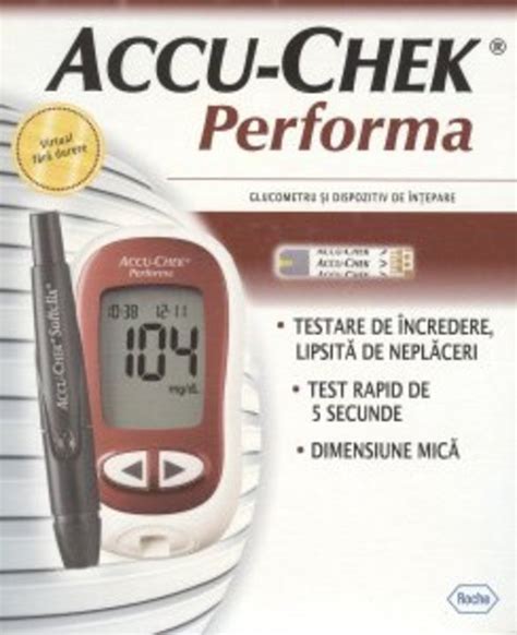 Glucometru Accu Chek Performa Tensiometre Masura Si Control Produse Medicale Fotolii