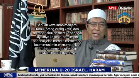 Ustadz Labib Sebuah Kezaliman Menjamu Israel Yang Memerangi Palestina Tinta Media