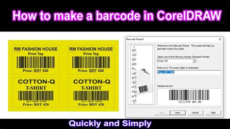 How To Make A Barcode In Corldraw New Coreldraw Graphics Suite Youtube