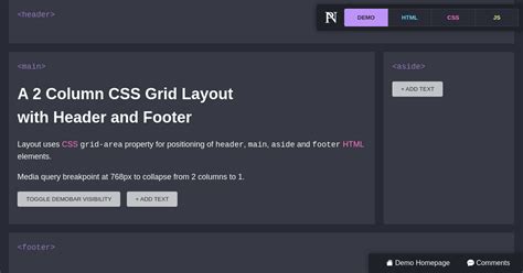 Css Layout 2 Column Css Grid 1 Philip Newborough