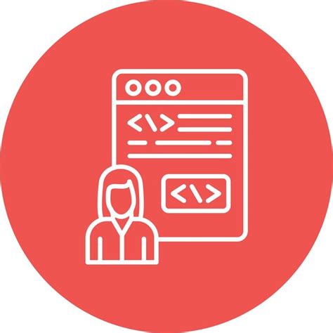 Premium Vector Citizen Developer Female Icon Vector Image Can Be Used For No Code