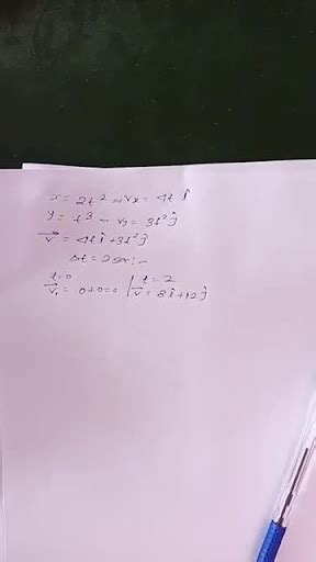 A Particle Is Moving In X−y Plane Its X And Y Co Ordinates Vary With Tim