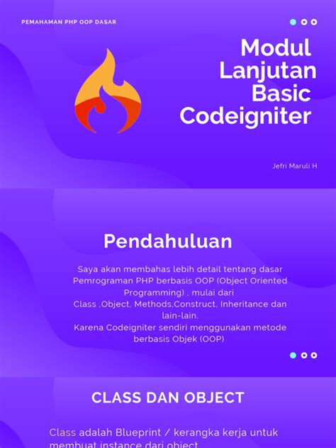 modul dasar codeigniter lanjutan part i pdf pdf
