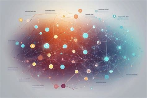 Premium Photo Technology Background Digital Connect System With Integrated Circles Network