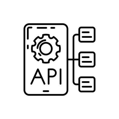 Api Design Outline Icon Illustration 52642199 Vector Art At Vecteezy