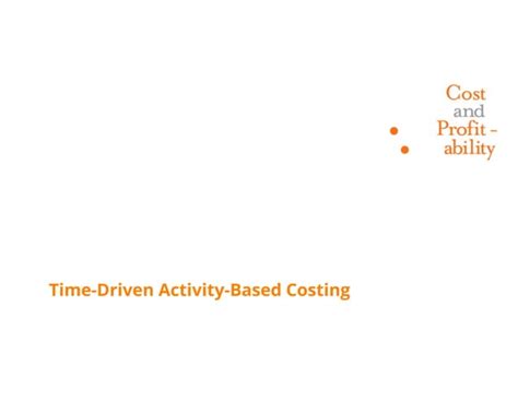 Time Driven Activity Based Costing Tdabc Cost And Profitability October 2012 Pdf