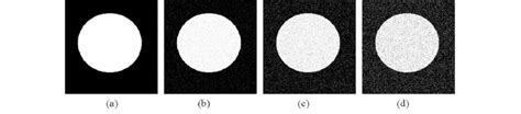 Binary Image And Its Changed Versions Added The Enlarged Gaussian Noise Download Scientific