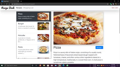 GitHub HybridShivam Recipe Book My First Angular App