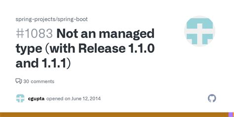 Not An Managed Type With Release 110 And 111 · Issue 1083