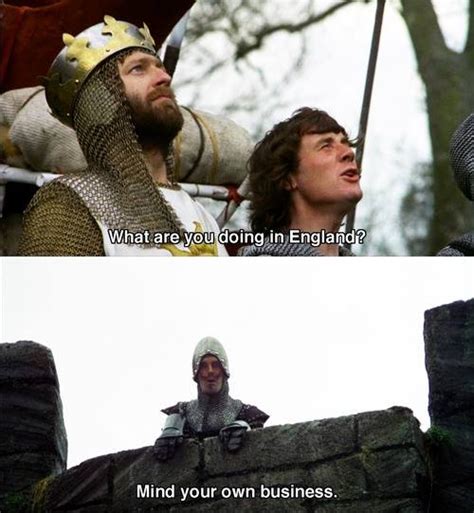 Monty Python Mind Your Own Business Memes Imgflip