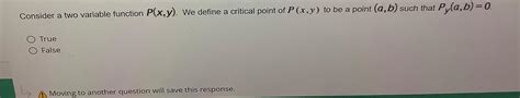 Solved Consider A Two Variable Function Pxy We Define A