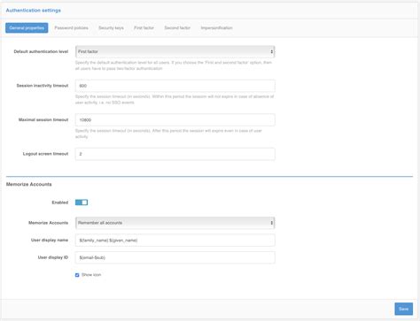 General Settings Blitz Identity Provider Documentation