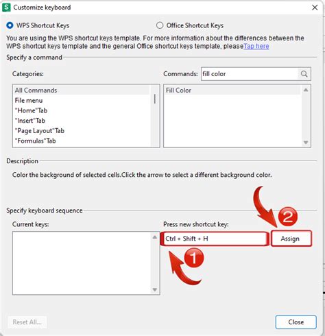 How To Highlight Fill And Text With Keyboard Shortcut In WPS Office WPS Office Academy