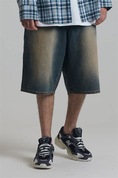 빈티지 버뮤다 데님 반바지 빈티지블루otherfits