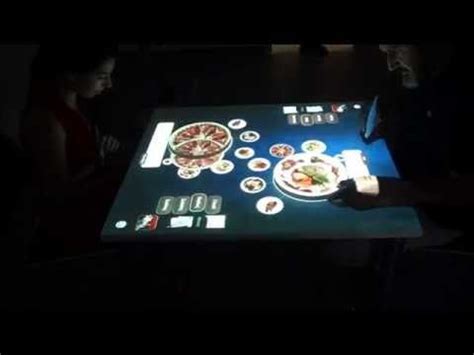 IEat An Interactive Restaurant Table Touch Table Restaurant Tables Bar Design