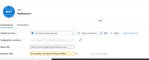 Rest Source In Adf Copy Activity Not Taking Pipeline Variables
