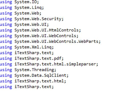 How Can We Export Datatable To PDF Using ITextSharp Net Core MVC HTML Agility Pack SQL