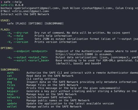 Safe Cli Safe Network Apps