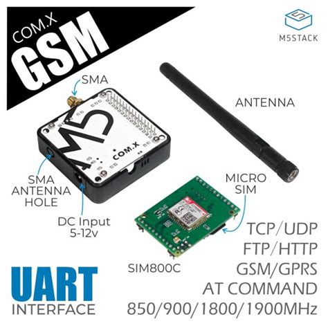 M D M Stack M Stack COM GSM SIM C GSM Module For M Stack UART M D RS