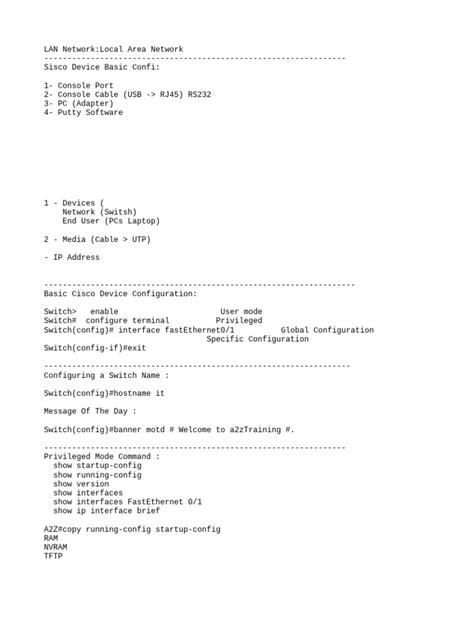 0 Basic Switch Configuration Pdf