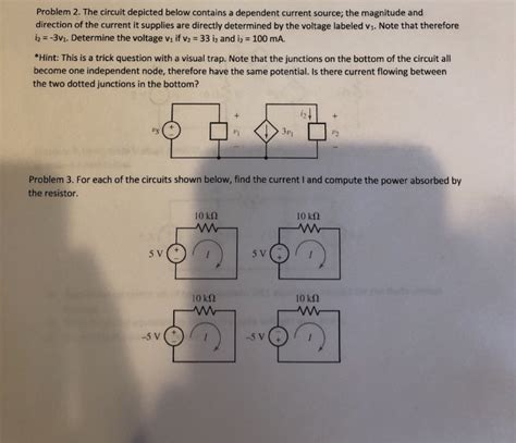Solved Problem 2 The Circuit Depicted Below Contains A