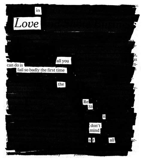 Newspaper Blackout Poems By Austin Kleon