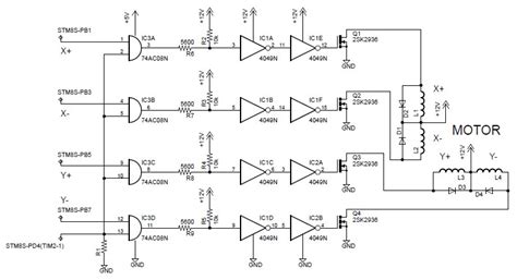stvd stepping motor raisonance stm8s